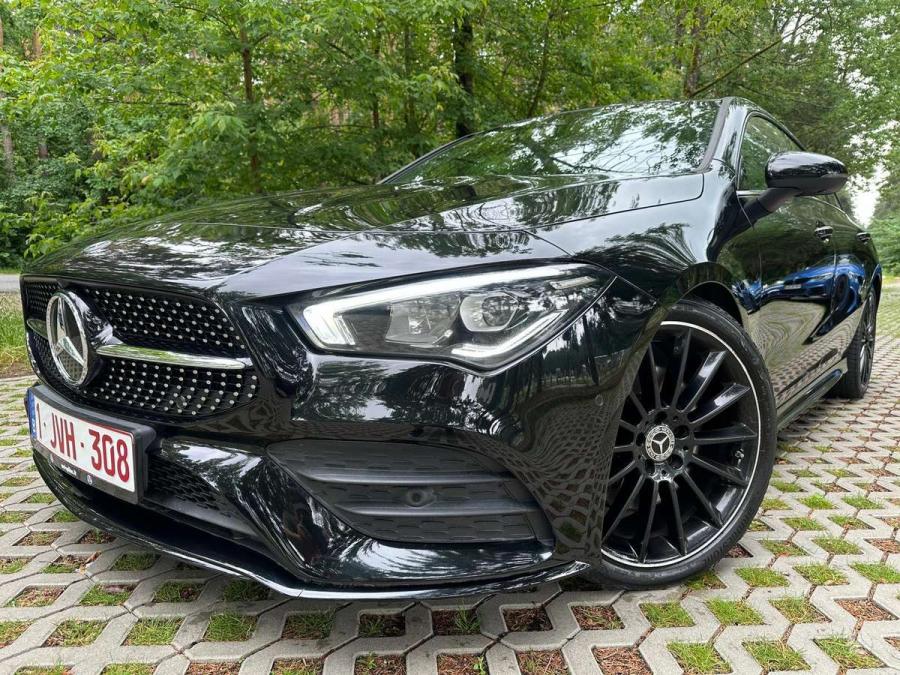 Black Mercedes-Benz CLA 200 2020 in Vilnius, with an engine capacity of 1.95 L and mileage of 228 thousand km for 19500 €, photo 1 on AUTOMOTO.COM.LV