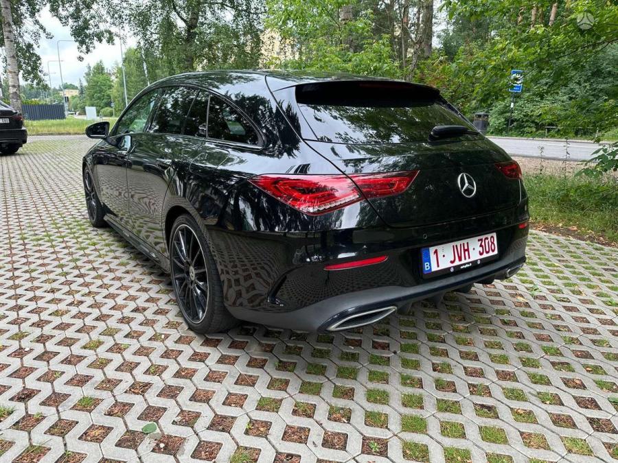 Black Mercedes-Benz CLA 200 2020 in Vilnius, with an engine capacity of 1.95 L and mileage of 228 thousand km for 19500 €, photo 5 on AUTOMOTO.COM.LV