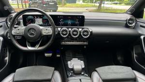 Black Mercedes-Benz CLA 200 2020 in Vilnius, with an engine capacity of 1.95 L and mileage of 228 thousand km for 19500 €, photo 20 on AUTOMOTO.COM.LV