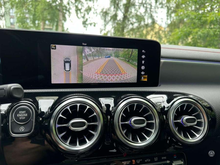 Black Mercedes-Benz CLA 200 2020 in Vilnius, with an engine capacity of 1.95 L and mileage of 228 thousand km for 19500 €, photo 25 on AUTOMOTO.COM.LV
