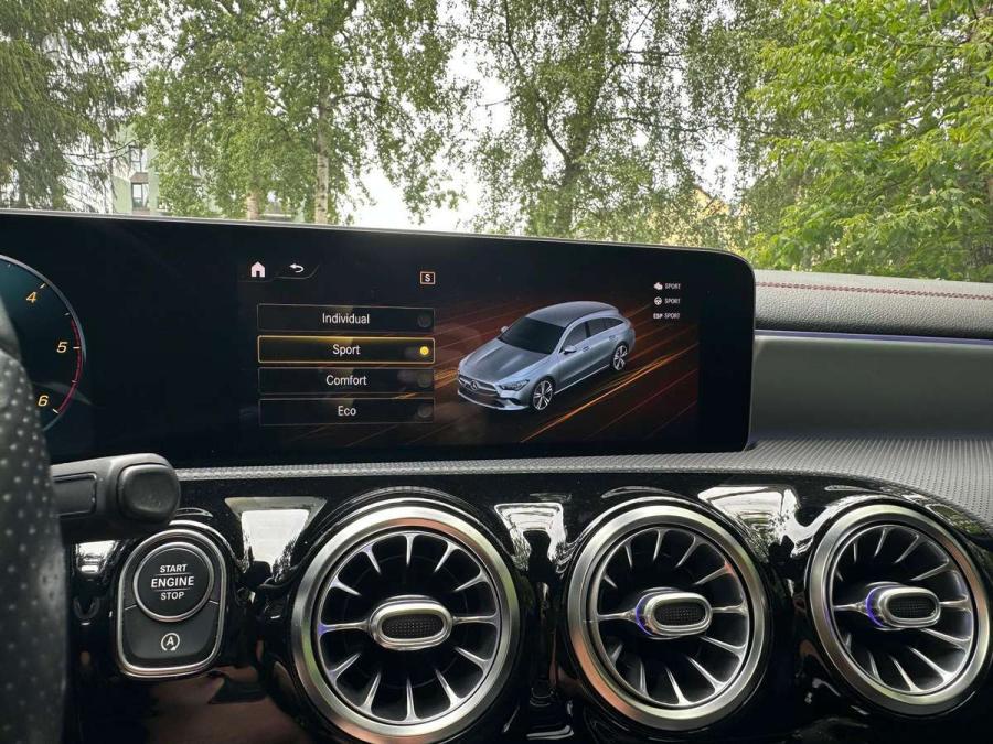 Black Mercedes-Benz CLA 200 2020 in Vilnius, with an engine capacity of 1.95 L and mileage of 228 thousand km for 19500 €, photo 45 on AUTOMOTO.COM.LV