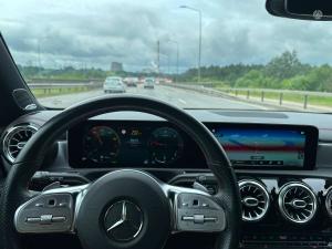 Black Mercedes-Benz CLA 200 2020 in Vilnius, with an engine capacity of 1.95 L and mileage of 228 thousand km for 19500 €, photo 47 on AUTOMOTO.COM.LV