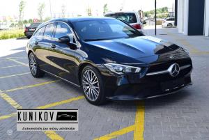Black Mercedes-Benz CLA 200 2020 in Vilnius, with an engine capacity of 1.95 L and mileage of 227 thousand km for 21300 €, photo  on AUTOMOTO.COM.LV