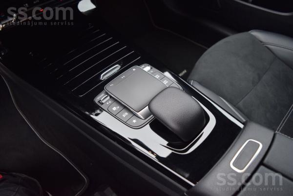 Black Mercedes-Benz CLA 200 2021 in Riga, with an engine capacity of 2.00 L and mileage of 51 thousand km for 29500 €, photo 5 on AUTOMOTO.COM.LV