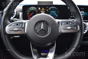 Black Mercedes-Benz CLA 200 2021 in Riga, with an engine capacity of 2.00 L and mileage of 51 thousand km for 29500 €, photo 12 on AUTOMOTO.COM.LV