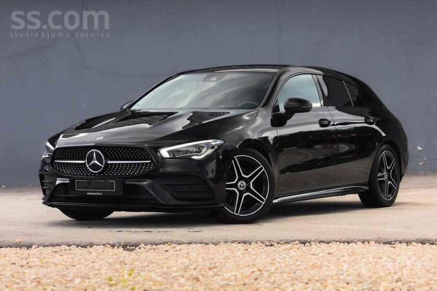 Black Mercedes-Benz CLA 200 2021 in Dobele, with an engine capacity of 2.00 L and mileage of 231 thousand km for 23900 €, photo 1 on AUTOMOTO.COM.LV