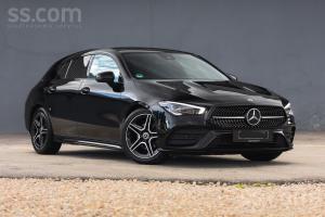 Black Mercedes-Benz CLA 200 2021 in Dobele, with an engine capacity of 2.00 L and mileage of 231 thousand km for 23900 €, photo 4 on AUTOMOTO.COM.LV