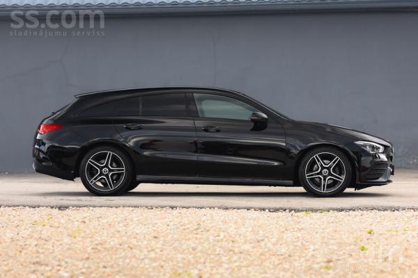Black Mercedes-Benz CLA 200 2021 in Dobele, with an engine capacity of 2.00 L and mileage of 231 thousand km for 23900 €, photo 4 on AUTOMOTO.COM.LV