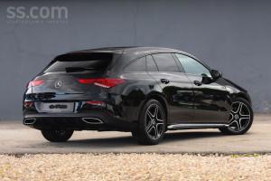 Black Mercedes-Benz CLA 200 2021 in Dobele, with an engine capacity of 2.00 L and mileage of 231 thousand km for 23900 €, photo 6 on AUTOMOTO.COM.LV