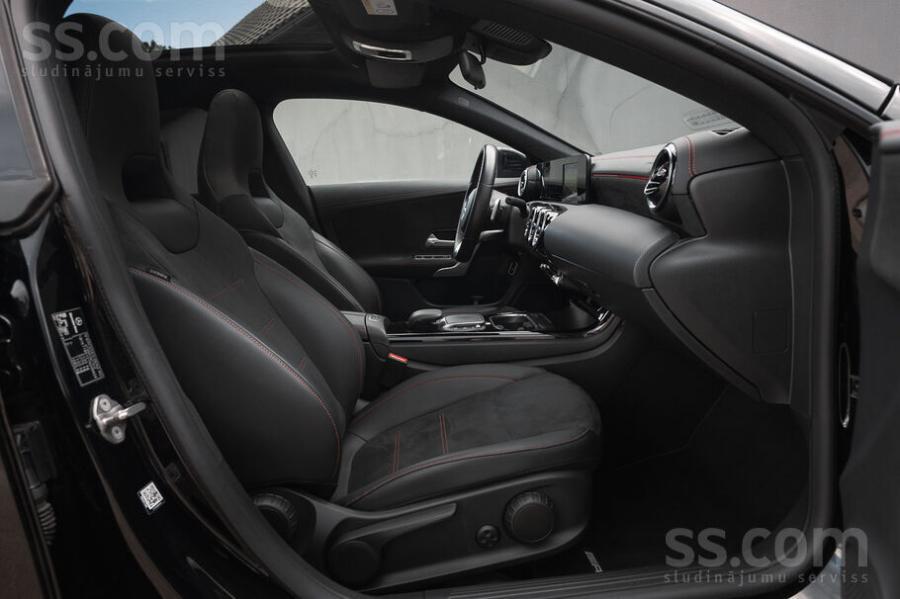 Black Mercedes-Benz CLA 200 2021 in Dobele, with an engine capacity of 2.00 L and mileage of 231 thousand km for 23900 €, photo 9 on AUTOMOTO.COM.LV