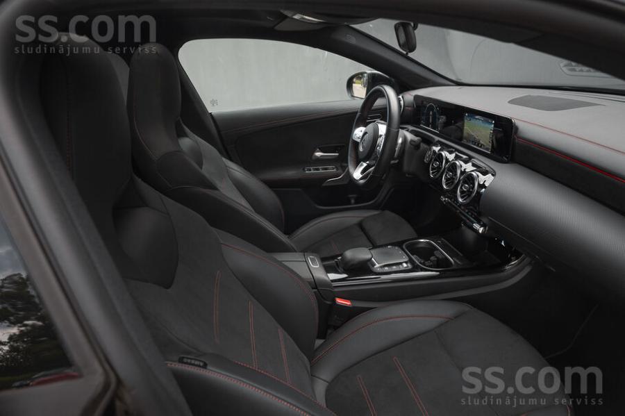 Black Mercedes-Benz CLA 200 2021 in Dobele, with an engine capacity of 2.00 L and mileage of 231 thousand km for 23900 €, photo 10 on AUTOMOTO.COM.LV