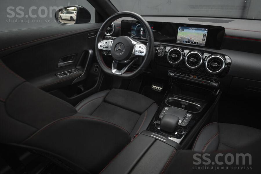 Black Mercedes-Benz CLA 200 2021 in Dobele, with an engine capacity of 2.00 L and mileage of 231 thousand km for 23900 €, photo 13 on AUTOMOTO.COM.LV