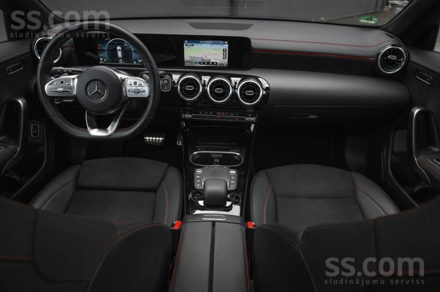 Black Mercedes-Benz CLA 200 2021 in Dobele, with an engine capacity of 2.00 L and mileage of 231 thousand km for 23900 €, photo 14 on AUTOMOTO.COM.LV