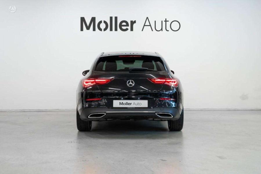 Black Mercedes-Benz CLA 200 2023 in Vilnius, with an engine capacity of 2.00 L and mileage of 162 thousand km for 21800 €, photo 7 on AUTOMOTO.COM.LV
