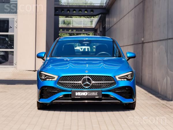 Zils Mercedes-Benz CLA 200 2023 Rīga, ar dzinēja tilpumu 1.40 L un nobraukumu 17 tūkst. km par 39900 €, foto 2 vietnē AUTOMOTO.COM.LV