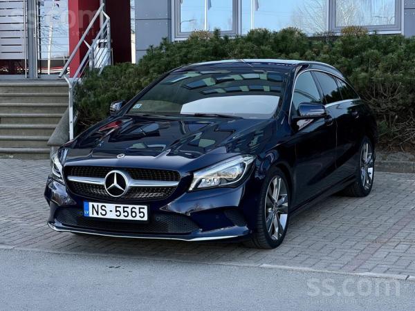 Zils Mercedes-Benz CLA 200 2018 Rīga, ar dzinēja tilpumu 2.20 L un nobraukumu 238 tūkst. km par 12350 €, foto  vietnē AUTOMOTO.COM.LV