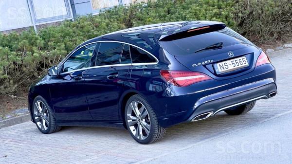 Blue Mercedes-Benz CLA 200 2018 in Riga, with an engine capacity of 2.20 L and mileage of 238 thousand km for 12350 €, photo 10 on AUTOMOTO.COM.LV