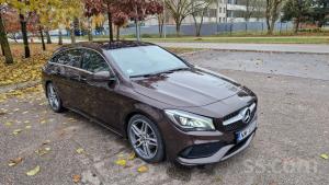 Brown Mercedes-Benz CLA 200 2018 in Riga, with an engine capacity of 2.20 L and mileage of 248 thousand km for 11000 €, photo 2 on AUTOMOTO.COM.LV