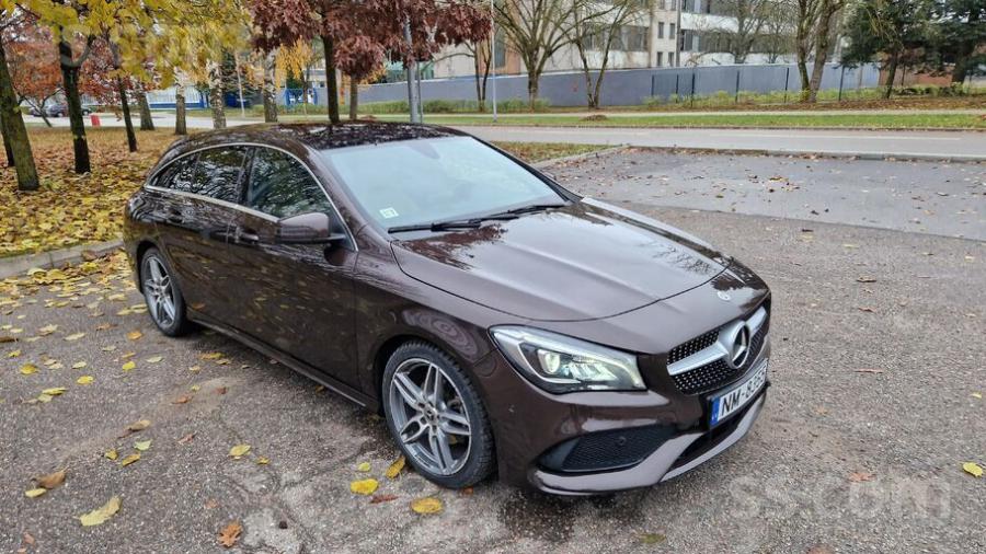 Brown Mercedes-Benz CLA 200 2018 in Riga, with an engine capacity of 2.20 L and mileage of 248 thousand km for 11000 €, photo 2 on AUTOMOTO.COM.LV