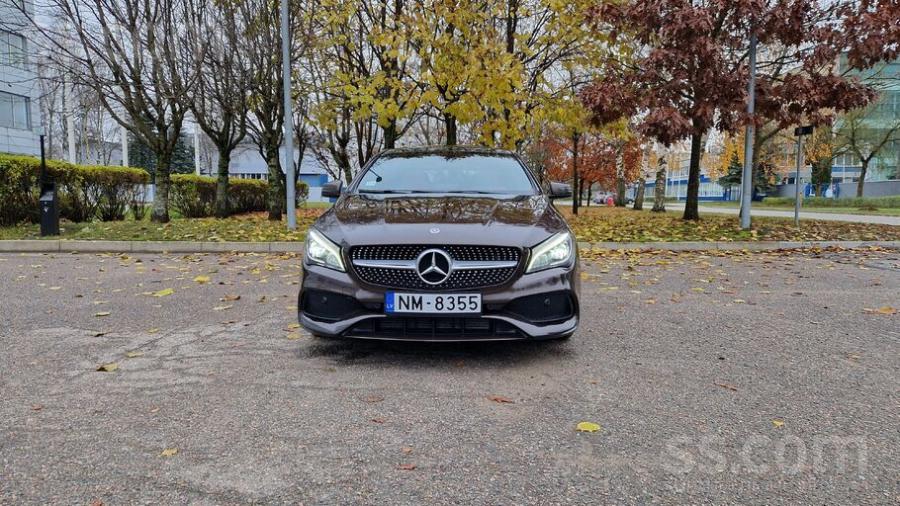 Brown Mercedes-Benz CLA 200 2018 in Riga, with an engine capacity of 2.20 L and mileage of 248 thousand km for 11000 €, photo 5 on AUTOMOTO.COM.LV