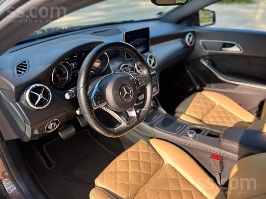 Brown Mercedes-Benz CLA 200 2018 in Riga, with an engine capacity of 2.20 L and mileage of 248 thousand km for 11000 €, photo 6 on AUTOMOTO.COM.LV