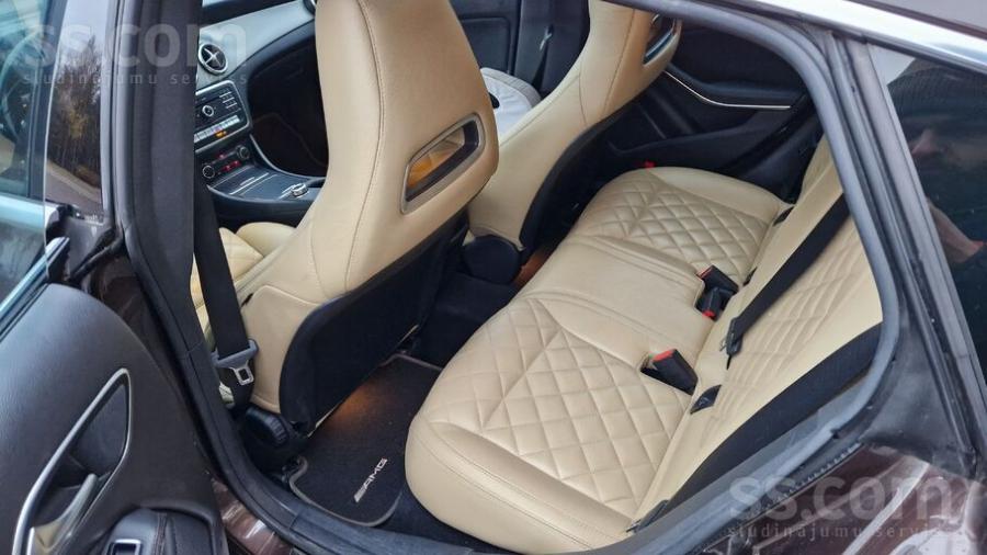 Brown Mercedes-Benz CLA 200 2018 in Riga, with an engine capacity of 2.20 L and mileage of 248 thousand km for 11000 €, photo 11 on AUTOMOTO.COM.LV