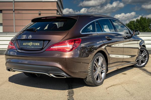 Brown Mercedes-Benz CLA 200 2018 in Riga, with an engine capacity of 2.20 L and mileage of 192 thousand km for 12990 €, photo 4 on AUTOMOTO.COM.LV
