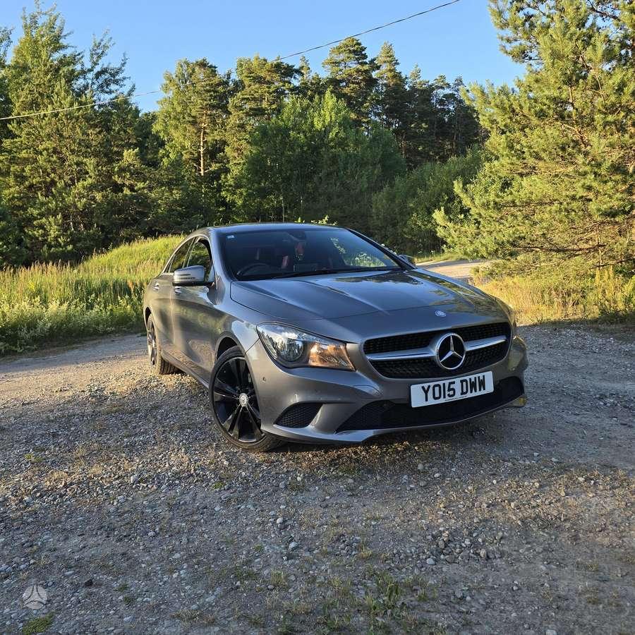 Pelēks Mercedes-Benz CLA 200 2015 Klaipėda, ar dzinēja tilpumu 2.14 L un nobraukumu 210 tūkst. km par 5000 €, foto 1 vietnē AUTOMOTO.COM.LV