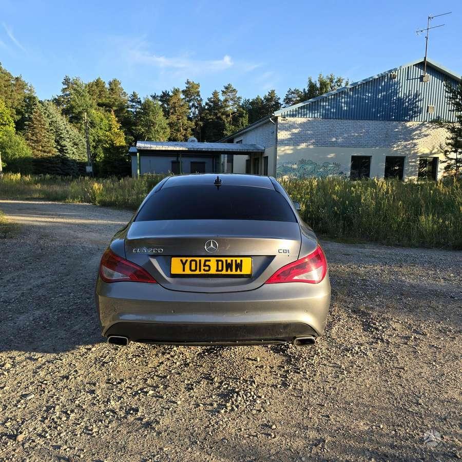 Pelēks Mercedes-Benz CLA 200 2015 Klaipėda, ar dzinēja tilpumu 2.14 L un nobraukumu 210 tūkst. km par 5000 €, foto 5 vietnē AUTOMOTO.COM.LV