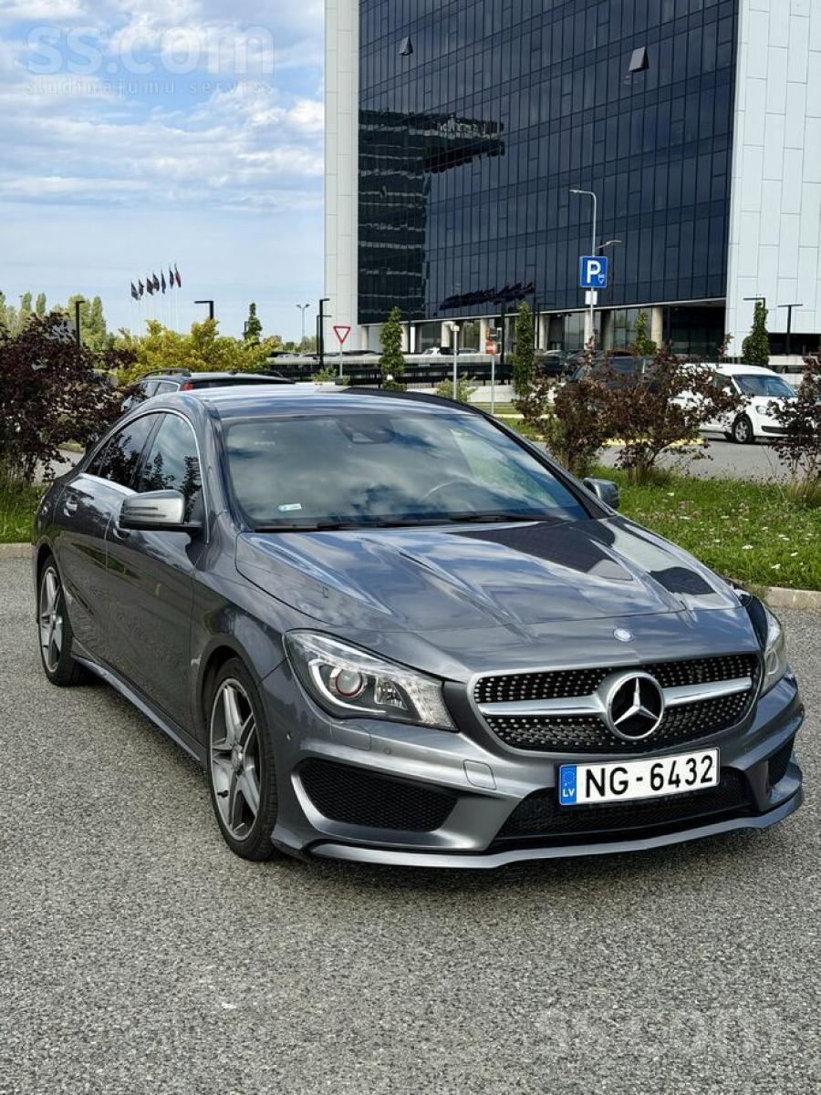 Pelēks Mercedes-Benz CLA 200 2016 Rīga, ar dzinēja tilpumu 1.60 L un nobraukumu 119 tūkst. km par 13900 €, foto 1 vietnē AUTOMOTO.COM.LV