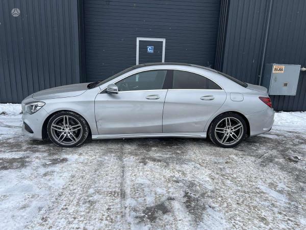 Grey Mercedes-Benz CLA 200 2017 in Alytus, with an engine capacity of 2.14 L and mileage of 197 thousand km for 10200 €, photo 3 on AUTOMOTO.COM.LV