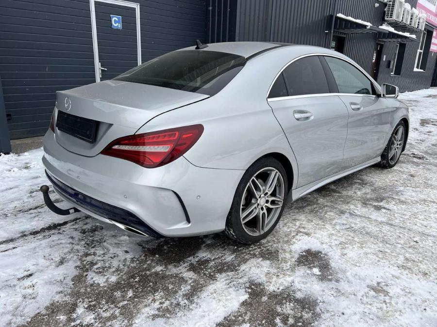 Grey Mercedes-Benz CLA 200 2017 in Alytus, with an engine capacity of 2.14 L and mileage of 197 thousand km for 10200 €, photo 7 on AUTOMOTO.COM.LV