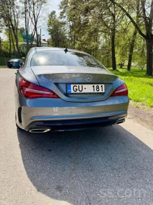 Grey Mercedes-Benz CLA 200 2018 in Jurmala, with an engine capacity of 1.80 L and mileage of 83 thousand km for 21000 €, photo 5 on AUTOMOTO.COM.LV