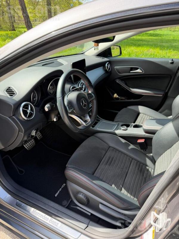 Grey Mercedes-Benz CLA 200 2018 in Jurmala, with an engine capacity of 1.80 L and mileage of 83 thousand km for 21000 €, photo 7 on AUTOMOTO.COM.LV