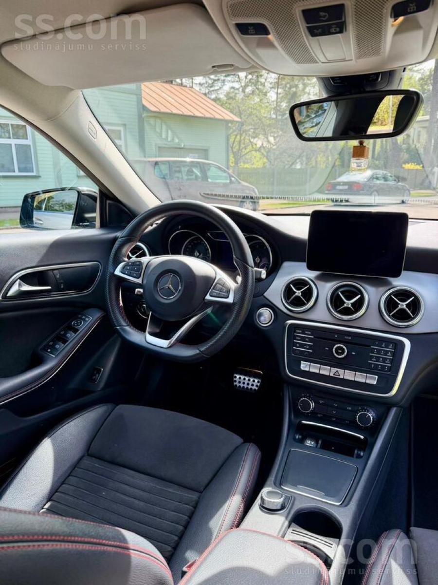 Grey Mercedes-Benz CLA 200 2018 in Jurmala, with an engine capacity of 1.80 L and mileage of 83 thousand km for 21000 €, photo 10 on AUTOMOTO.COM.LV