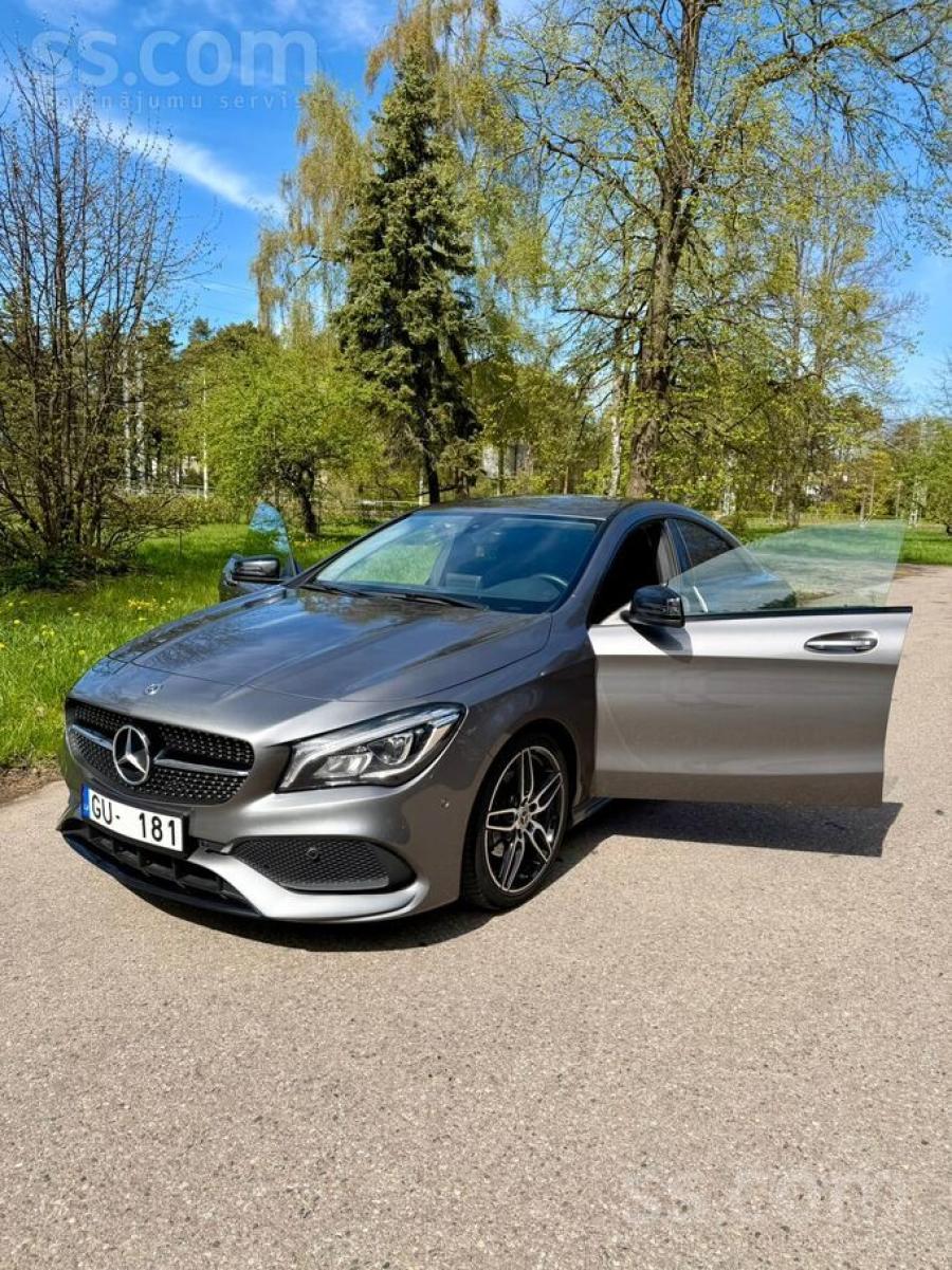 Grey Mercedes-Benz CLA 200 2018 in Jurmala, with an engine capacity of 1.80 L and mileage of 83 thousand km for 21000 €, photo 13 on AUTOMOTO.COM.LV