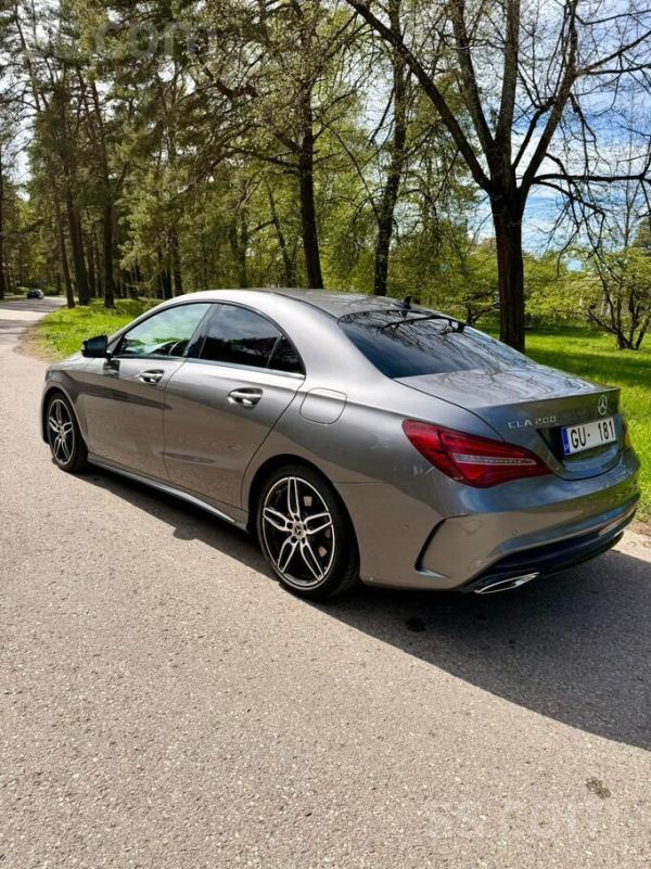 Grey Mercedes-Benz CLA 200 2018 in Jurmala, with an engine capacity of 1.80 L and mileage of 83 thousand km for 19000 €, photo 2 on AUTOMOTO.COM.LV