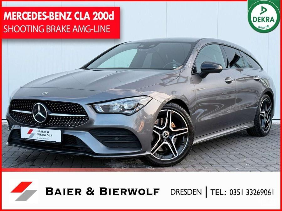 Pelēks Mercedes-Benz CLA 200 2020 Kauņa, ar dzinēja tilpumu 2.00 L un nobraukumu 70 tūkst. km par 29600 €, foto 1 vietnē AUTOMOTO.COM.LV