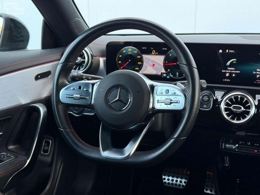 Pelēks Mercedes-Benz CLA 200 2020 Kauņa, ar dzinēja tilpumu 2.00 L un nobraukumu 70 tūkst. km par 29600 €, foto 13 vietnē AUTOMOTO.COM.LV