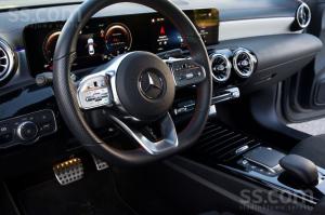 Grey Mercedes-Benz CLA 200 2023 in Riga, with an engine capacity of 1.40 L and mileage of 31 thousand km for 34500 €, photo 8 on AUTOMOTO.COM.LV
