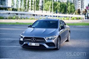 Grey Mercedes-Benz CLA 200 2023 in Riga, with an engine capacity of 1.40 L and mileage of 31 thousand km for 34500 €, photo 9 on AUTOMOTO.COM.LV