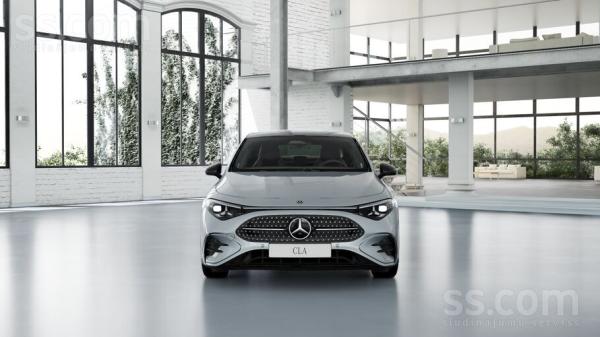 Pelēks Mercedes-Benz CLA 200 2026 Rīga, ar dzinēja tilpumu 1.50 L un nobraukumu 13 tūkst. km par 53900 €, foto 2 vietnē AUTOMOTO.COM.LV