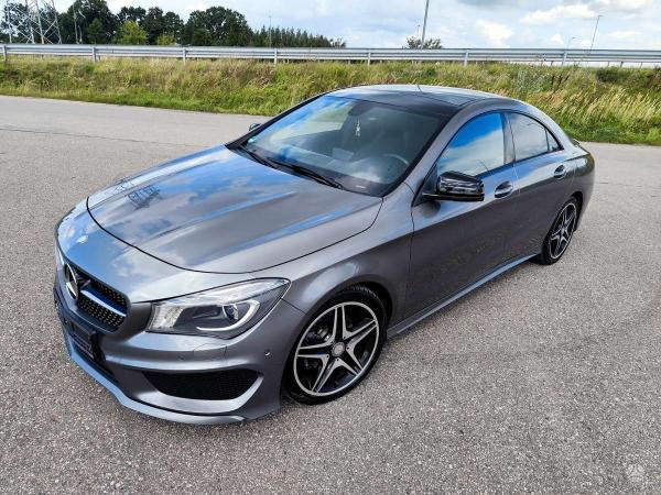 Pelēks Mercedes-Benz CLA 200 2014 Marijampole, ar dzinēja tilpumu 1.80 L un nobraukumu 206 tūkst. km par 12900 €, foto 1 vietnē AUTOMOTO.COM.LV
