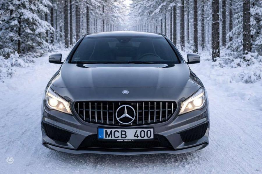 Grey Mercedes-Benz CLA 200 2016 in Siauliai, with an engine capacity of 1.60 L and mileage of 131 thousand km for 13499 €, photo 7 on AUTOMOTO.COM.LV