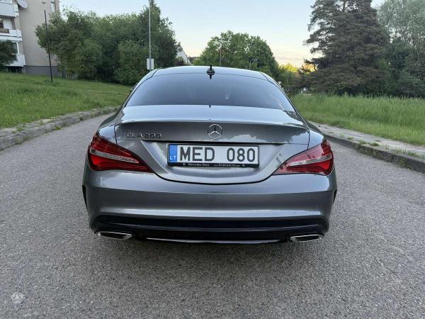 Grey Mercedes-Benz CLA 200 2017 in Vilnius, with an engine capacity of 1.60 L and mileage of 98 thousand km for 19900 €, photo 6 on AUTOMOTO.COM.LV