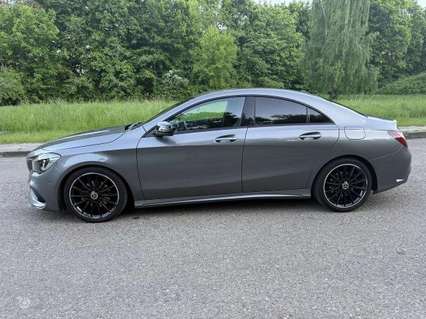 Grey Mercedes-Benz CLA 200 2017 in Vilnius, with an engine capacity of 1.60 L and mileage of 98 thousand km for 19900 €, photo 9 on AUTOMOTO.COM.LV