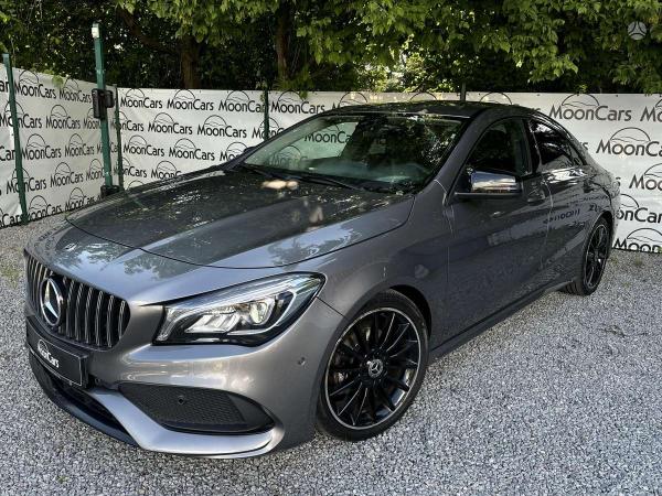Grey Mercedes-Benz CLA 200 2017 in Vilnius, with an engine capacity of 1.60 L and mileage of 90 thousand km for 18900 €, photo 3 on AUTOMOTO.COM.LV