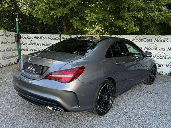 Grey Mercedes-Benz CLA 200 2017 in Vilnius, with an engine capacity of 1.60 L and mileage of 90 thousand km for 18900 €, photo 8 on AUTOMOTO.COM.LV