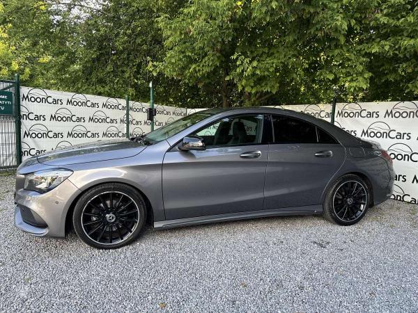 Grey Mercedes-Benz CLA 200 2017 in Vilnius, with an engine capacity of 1.60 L and mileage of 90 thousand km for 18900 €, photo 9 on AUTOMOTO.COM.LV