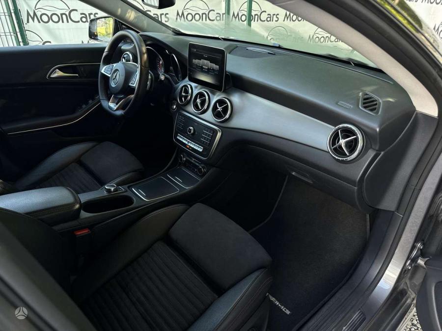 Pelēks Mercedes-Benz CLA 200 2017 Viļņa, ar dzinēja tilpumu 1.60 L un nobraukumu 90 tūkst. km par 18900 €, foto 18 vietnē AUTOMOTO.COM.LV